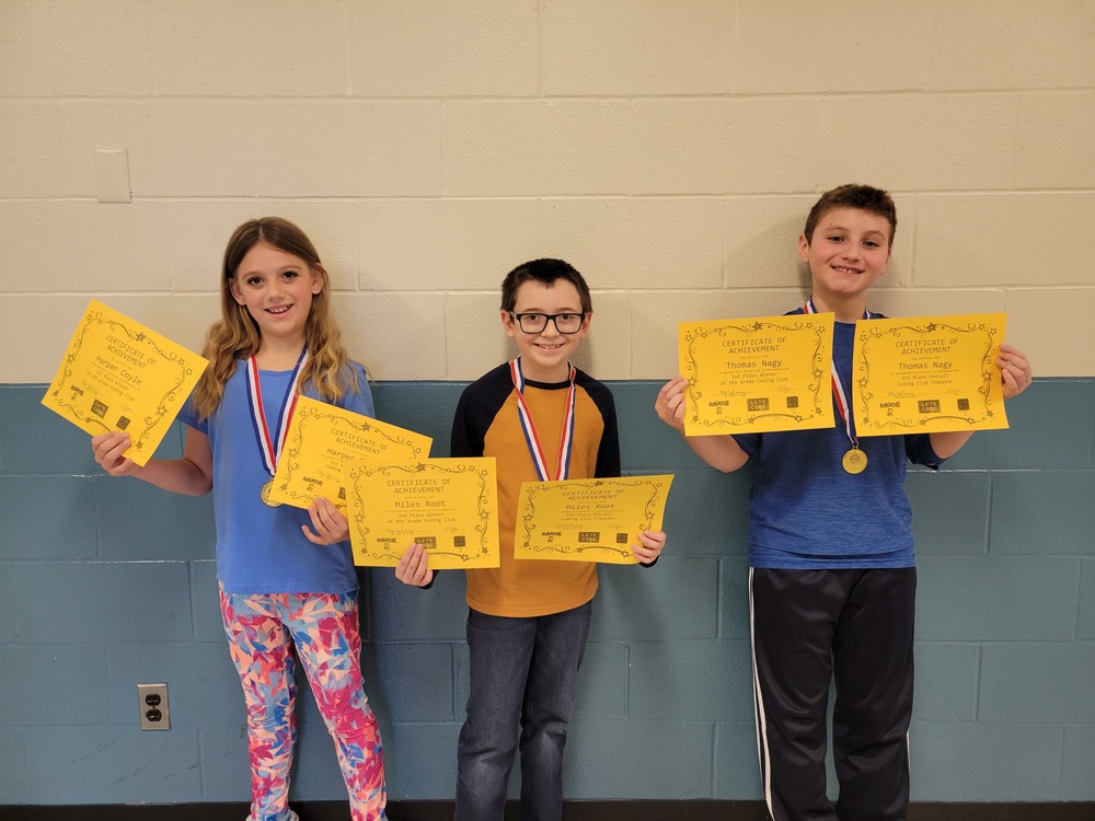 Coding Competition Winners | Cayuga Heights Elementary School